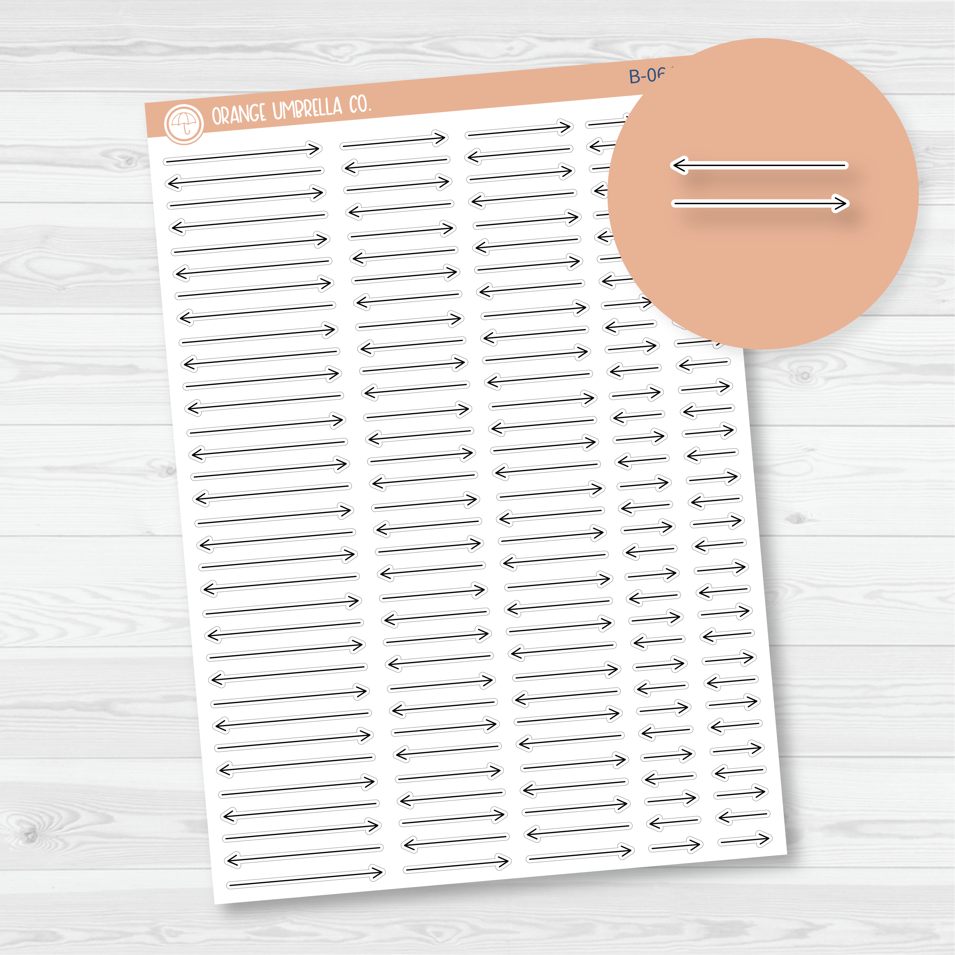 Arrows Planner Stickers | B-064-B