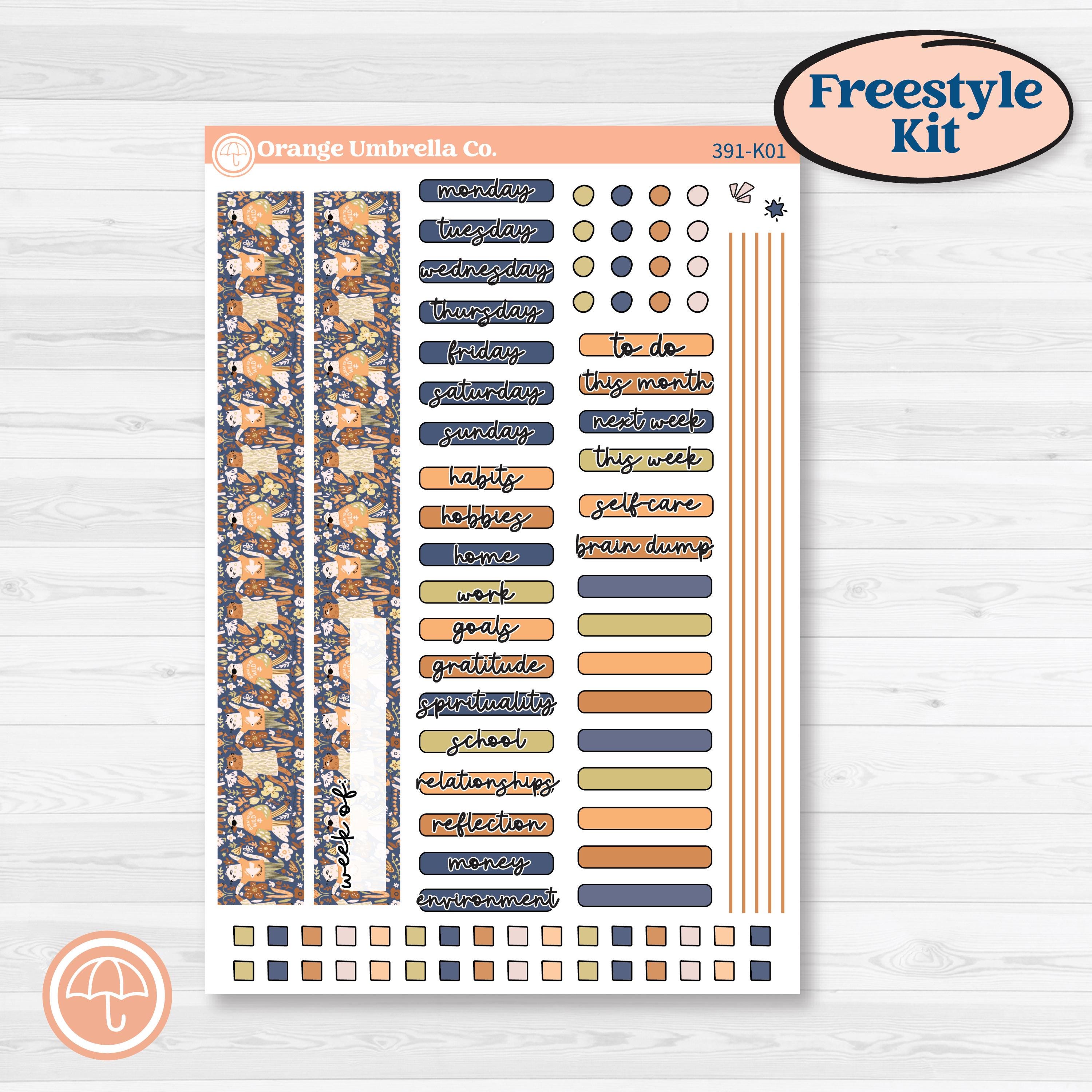 CLEARANCE | Fun Animal Kit | Freestyle Kit Any Planner Kit Stickers ...